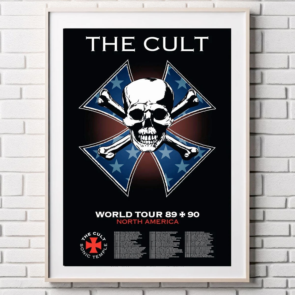 The Cult Sonic Temple Poster | The Cult Sonic Temple Poster Digital ...